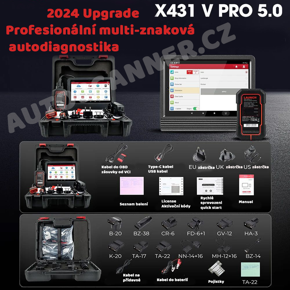 Produkt LAUNCH X431 PRO V5.0 - autoscanner.cz