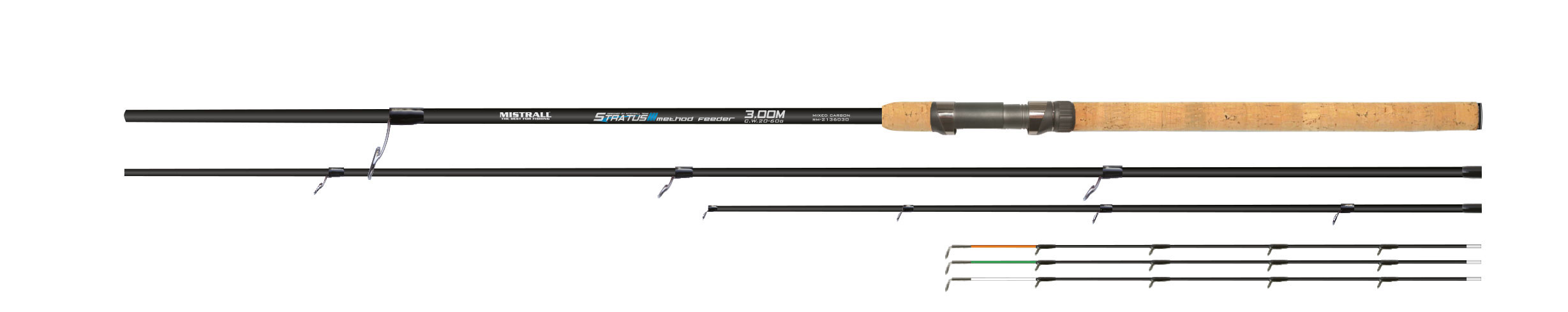 Mistrall Prut Stratus Method Feeder 3,3m 20-60g 3+3-díl | AzFishing.cz