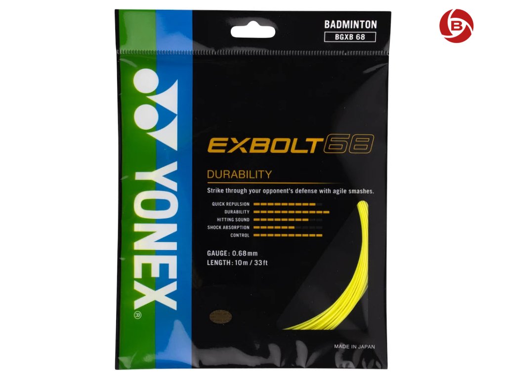 Badmintonový výplet Yonex Exbolt 68 - 10 m - BadShop