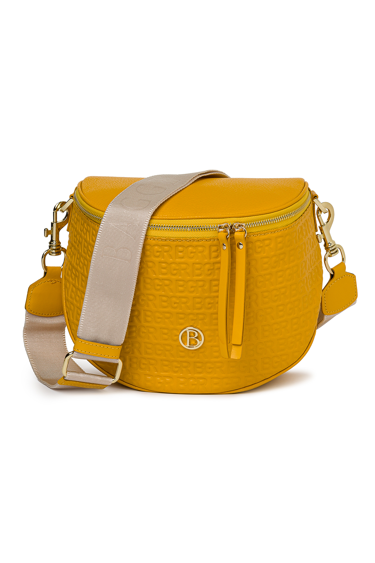 Kožená kabelka BAGGER žltá s potlačou 0109 - Bags & more | ZOE Fashion ...