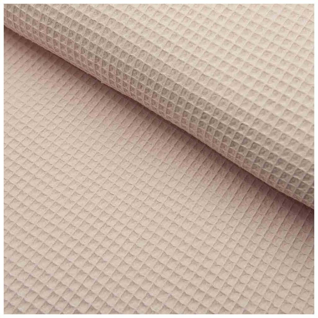 Bavlna Vafla Organic - Růžová baby - bargertex.cz