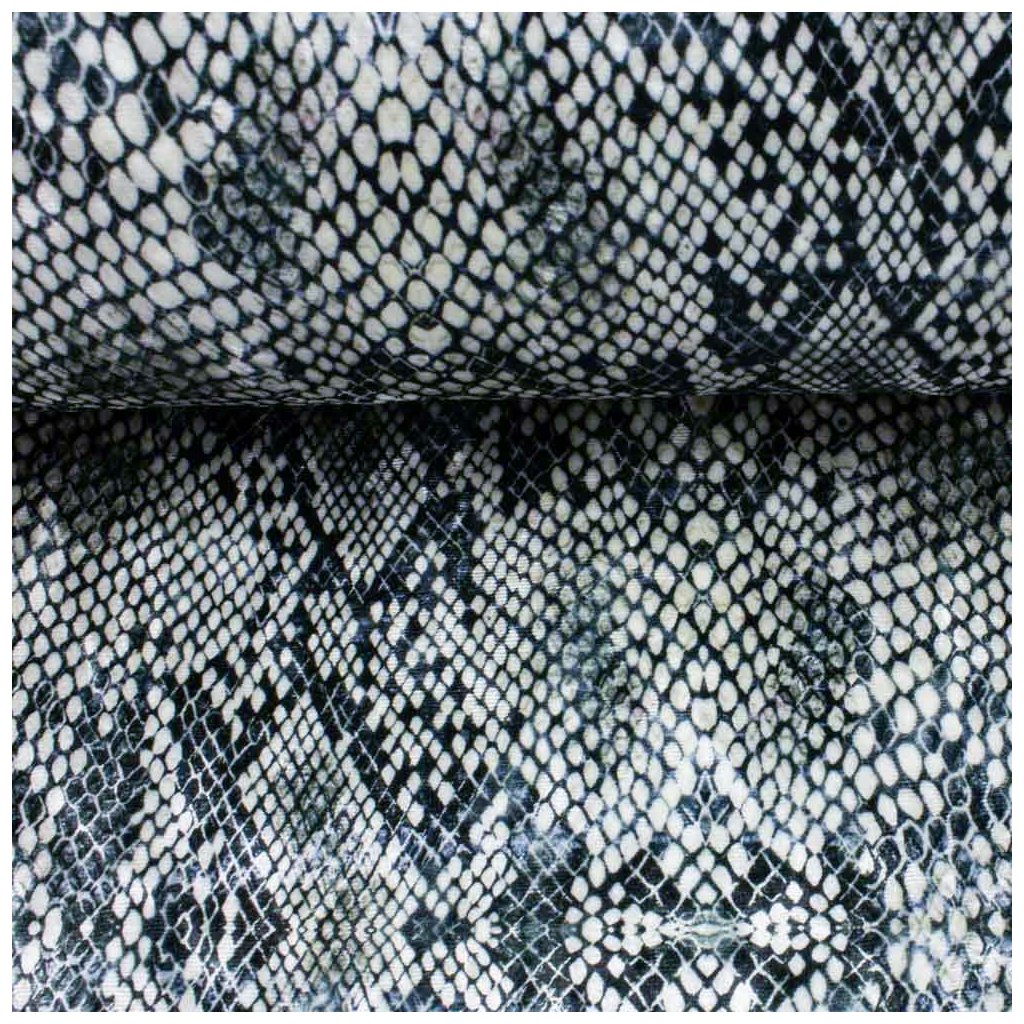 Zamat Velvet digital - Hadia koža biela • bargertex.sk