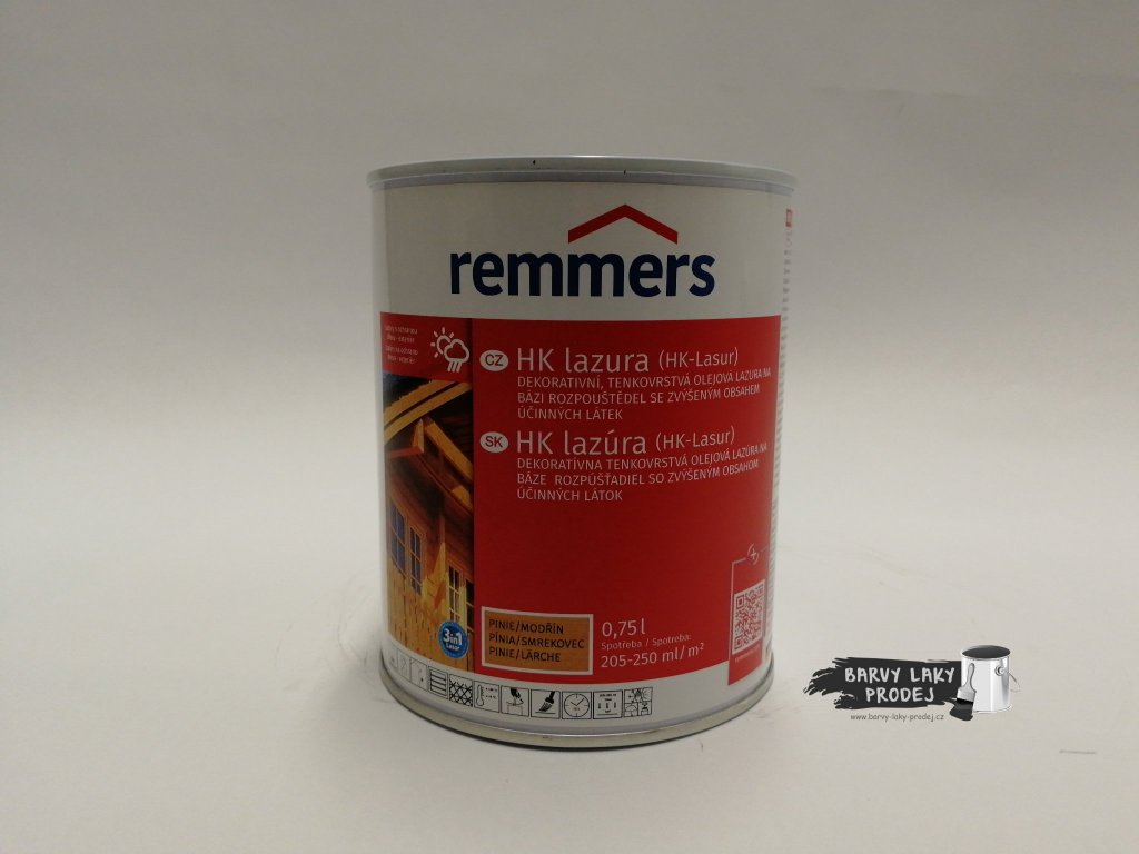 Remmers - HK Lasur 0,75L pinie - Barvy-laky-prodej