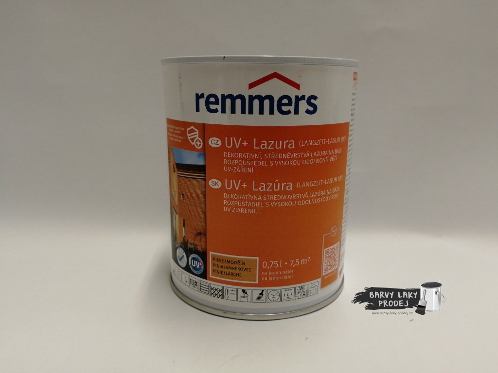 Remmers - Langzeit Lasur UV 0,75L pinie - Barvy-laky-prodej