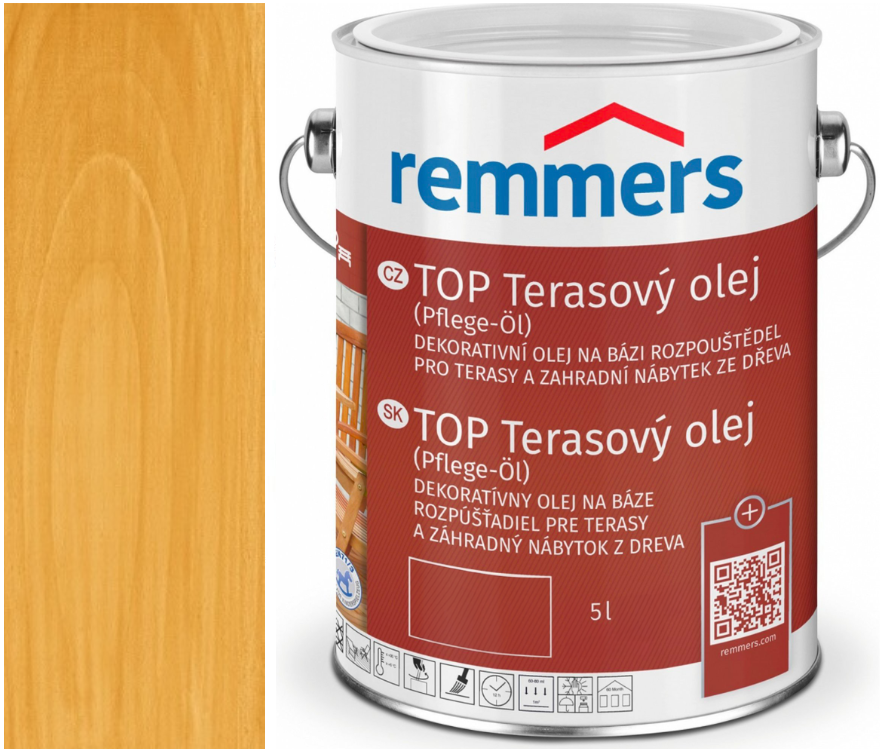 Remmers TOP terasový olej / Pflege-Öl 5L Pinie/Modřín - Pinia/Lärche ...
