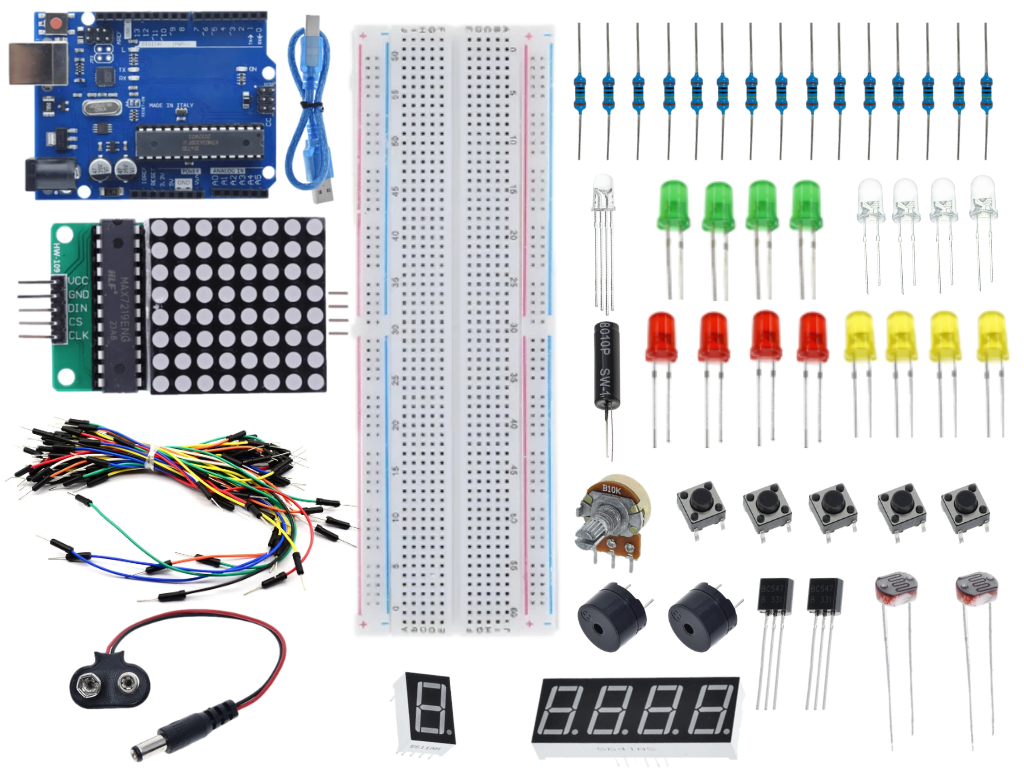 Elektro Starter kit s Arduino precizním klonem - Bastlik.cz