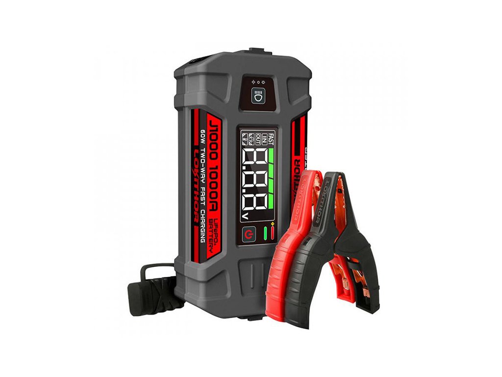 LOKITHOR Startovací zdroj J1000, 12V, 1000A, 26Wh - Battery Import
