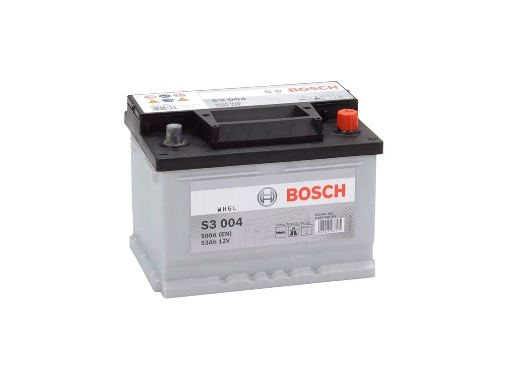 Autobaterie BOSCH S3 004, 53Ah, 12V, 0 092 S30 041 - Battery Import