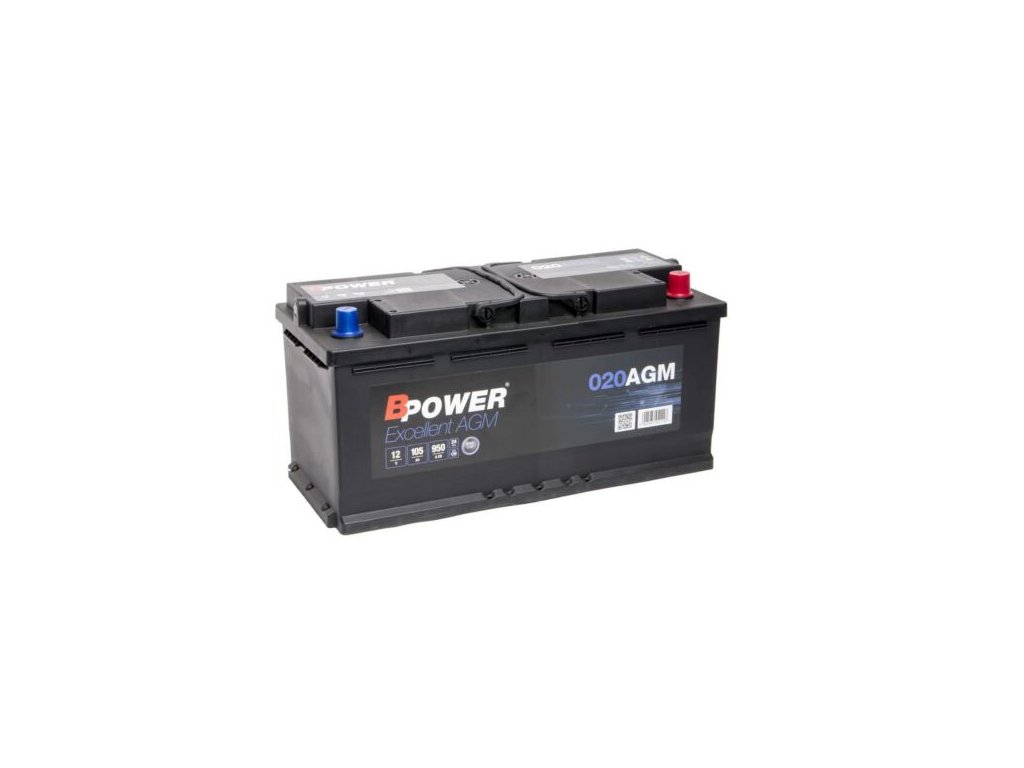 Autobatéria BPOWER AGM 12V 105Ah 950A 020AM