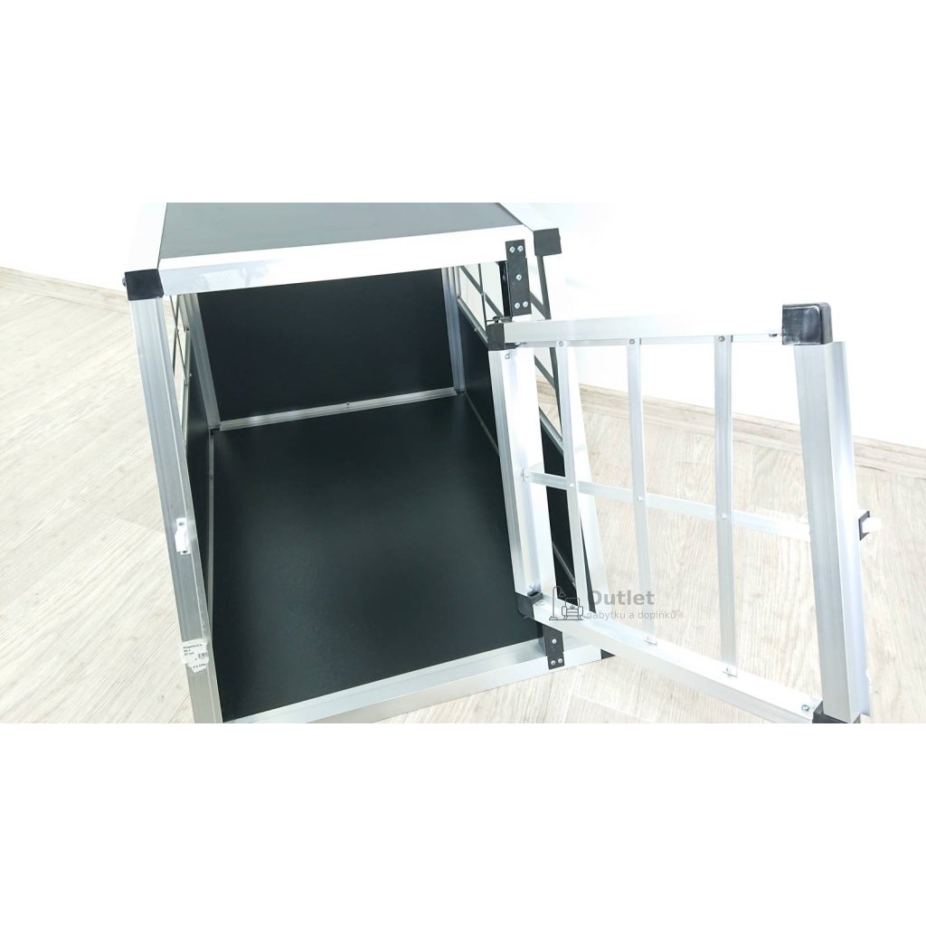 Přepravní box pro psa s rovnou zadní stěnou, 54×69×50 cm | OUTLET NÁBYTKU
