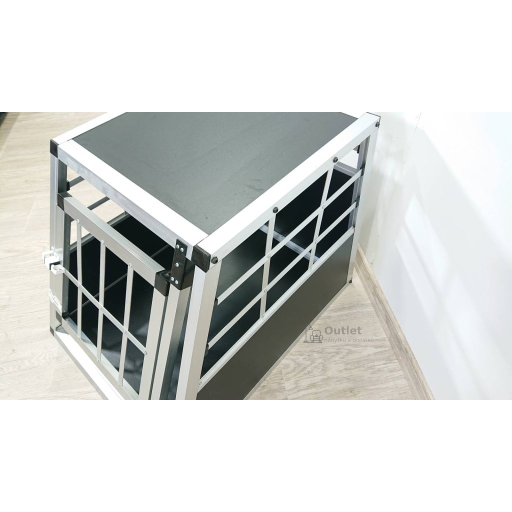 Přepravní box pro psa s rovnou zadní stěnou, 54×69×50 cm | OUTLET NÁBYTKU
