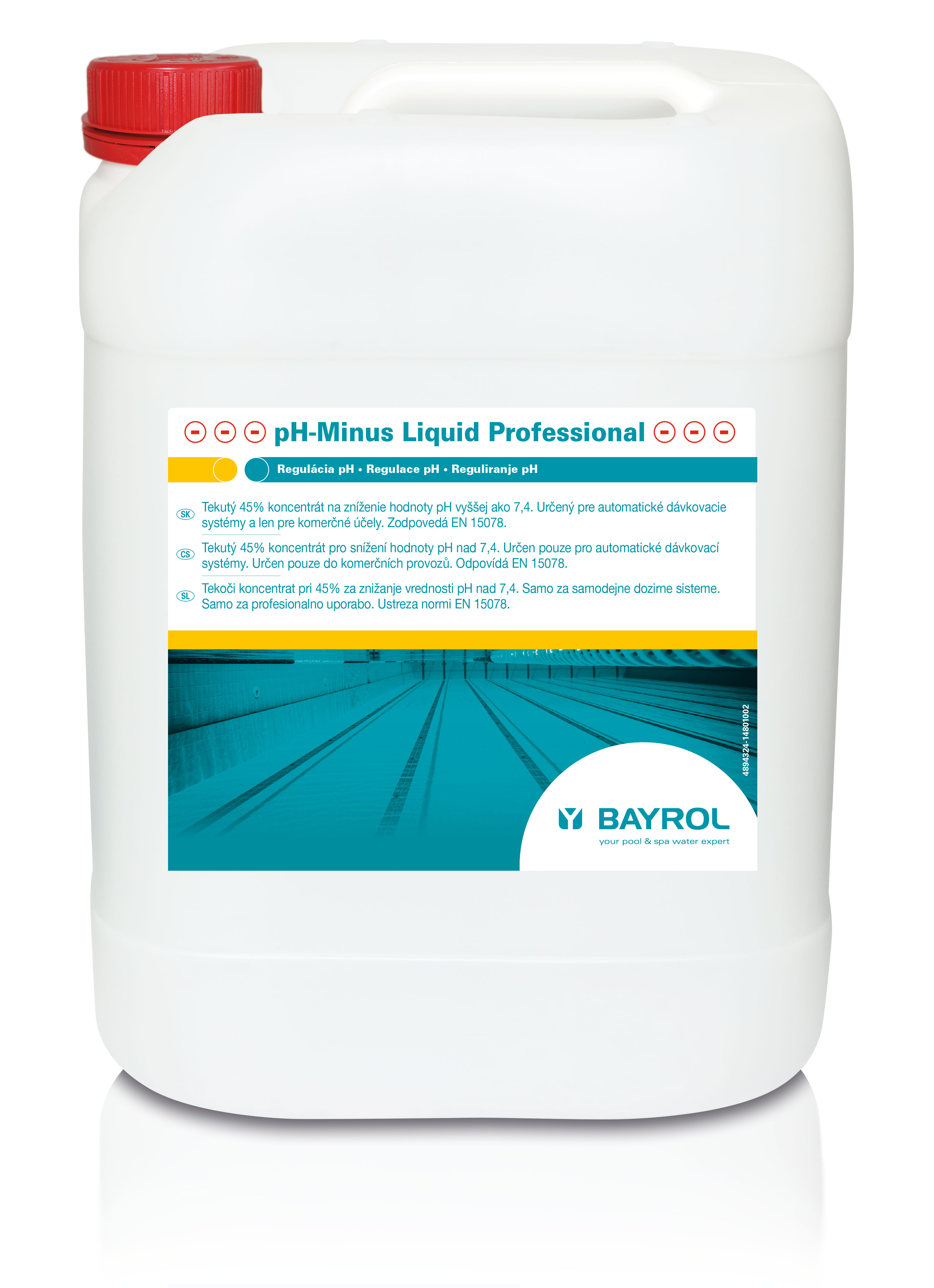 pH - Mínus Professional 45% - BAZÉNSERVIS - Eshop