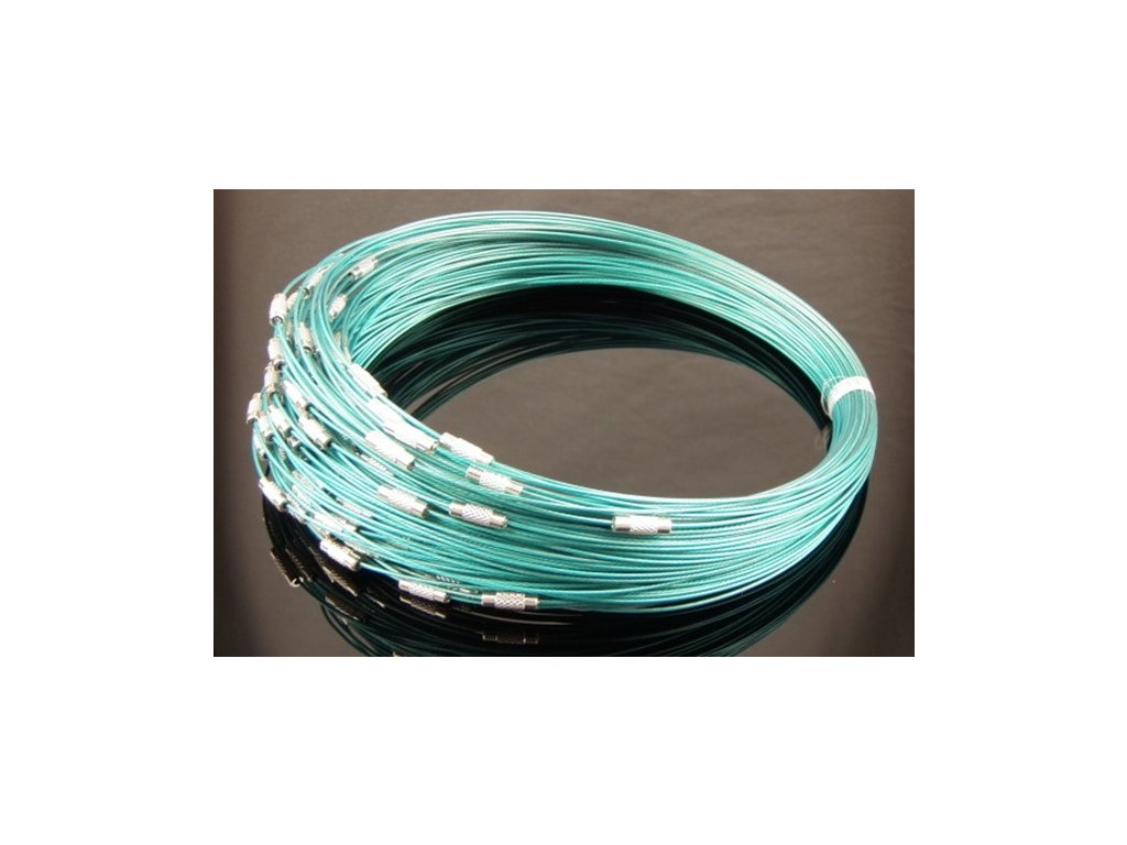 steel wire blue-green