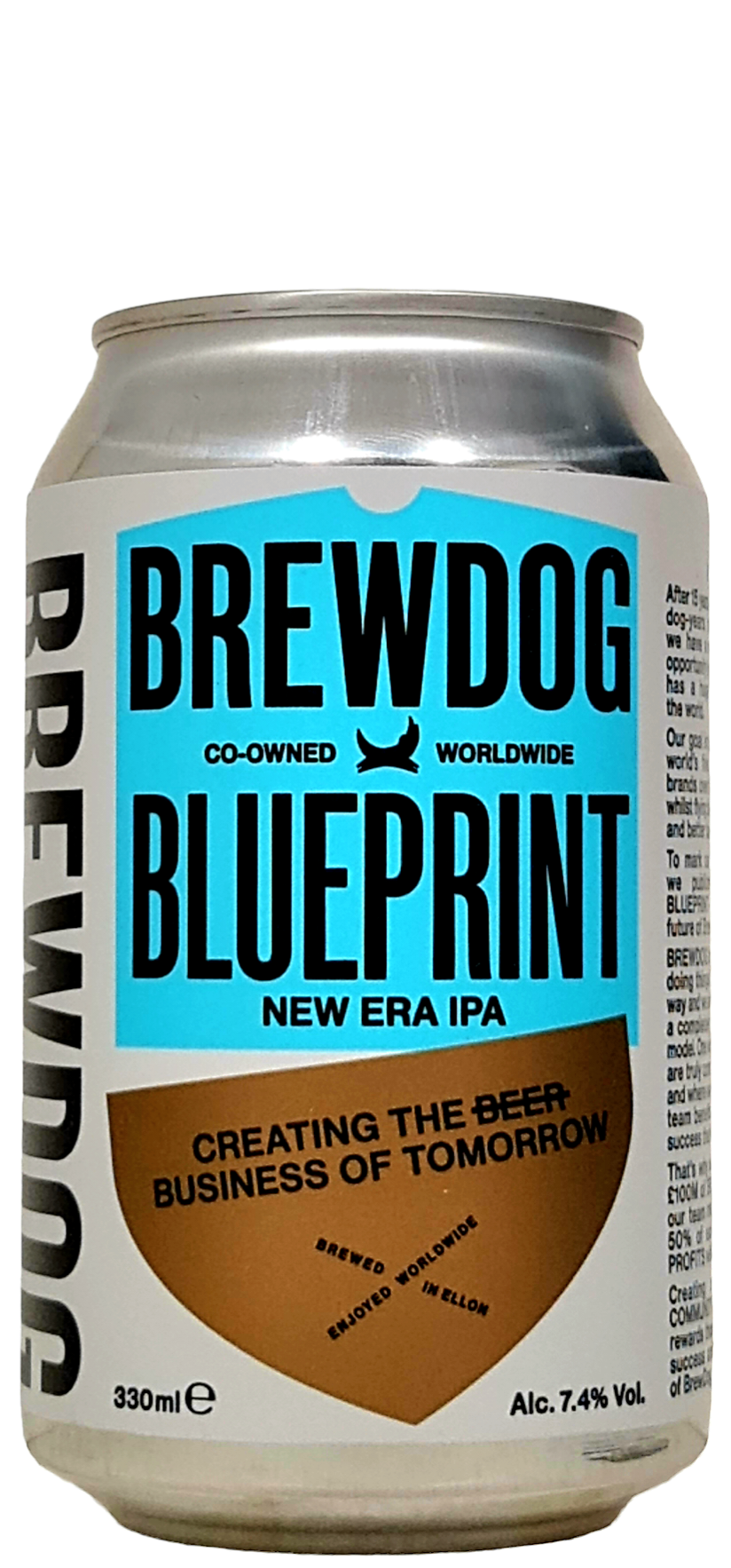 BrewDog - Blueprint 330ml plech 7,4% alc. - BeerButik