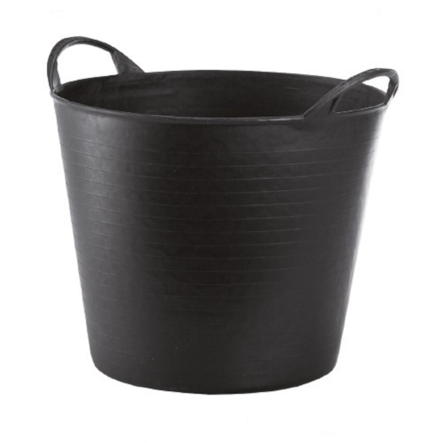 Flexi vědro / kýbl z pružného plastu, objem 23 l, barva černá - Benco.cz