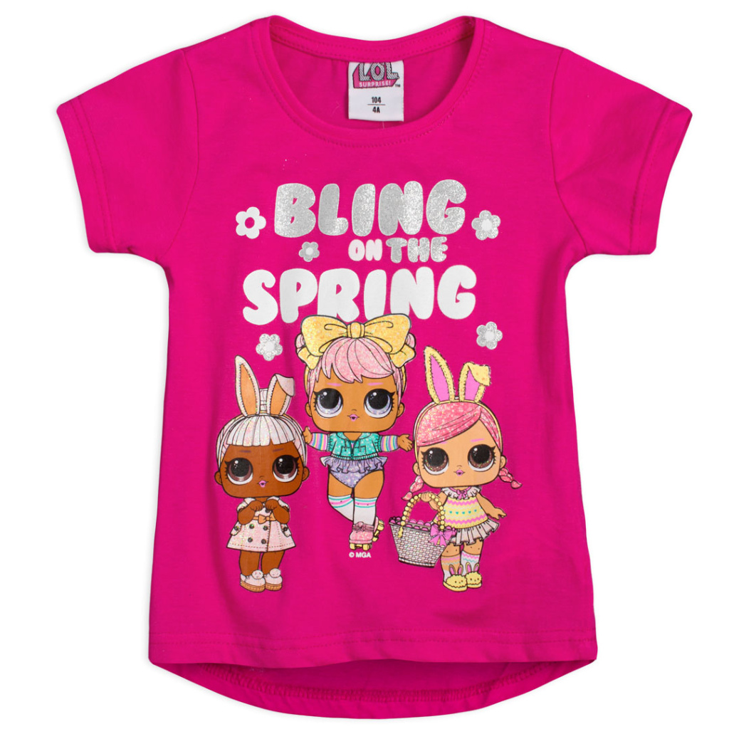 Dívčí tričko L.O.L.SURPRISE SPRING růžové | BENITO.CZ