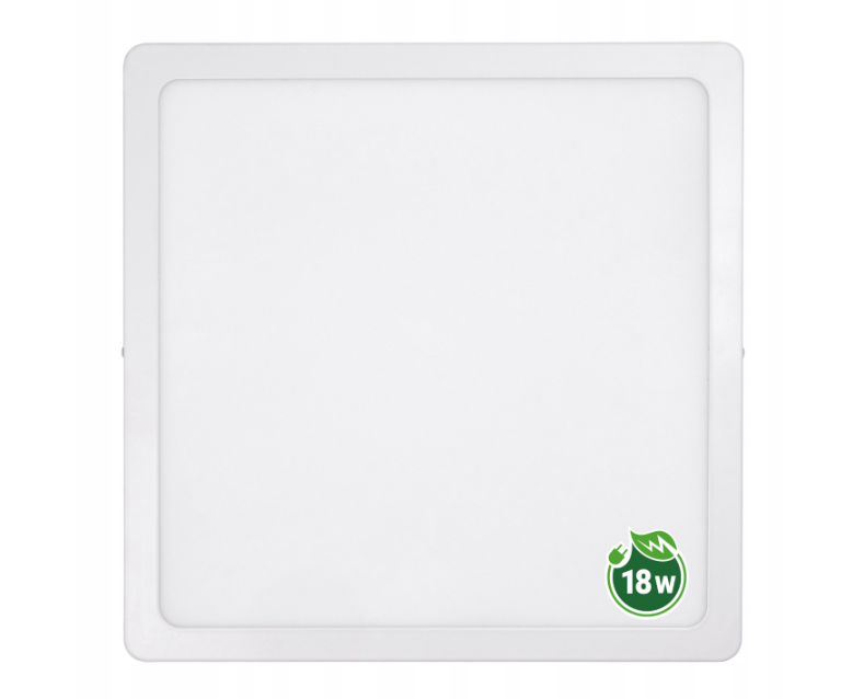 Čtvercový LED panel 20x20 cm - 18 W - neutrální bílá - Berge LED