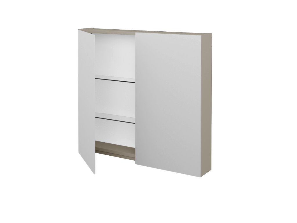 Dvoudveřová galerka PREMIUM GA2E 80 - M05 Béžová mat - BESTA