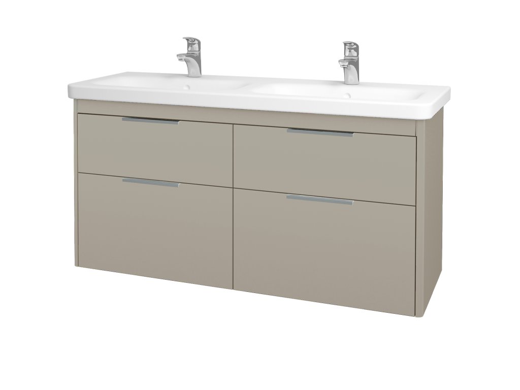 Koupelnová skříňka ENZO SZZ4 130 - M05 Béžová mat / M05 Béžová mat - BESTA Koupelnová skříňka ENZO SZZ4 130 - M05 Béžová mat / M05 Béžová mat - BESTA