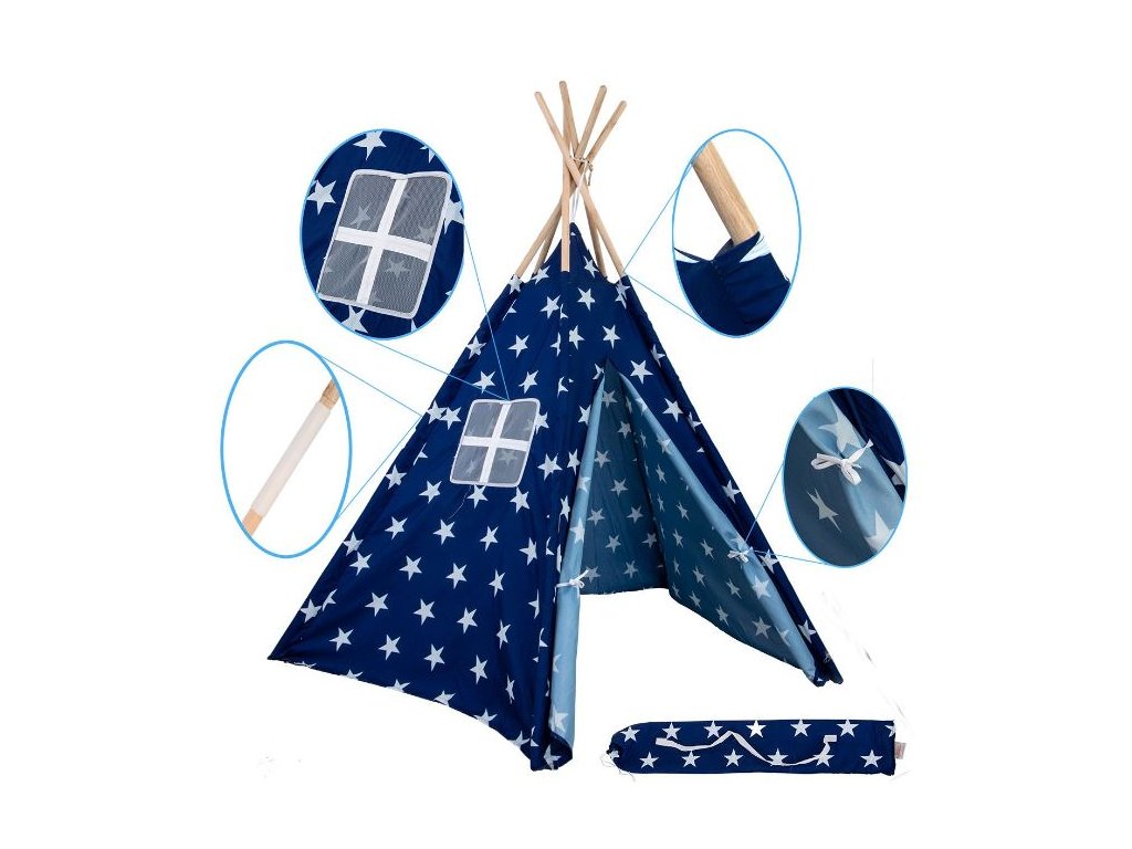 Dětský stan Teepe Night Star - Bestent.cz