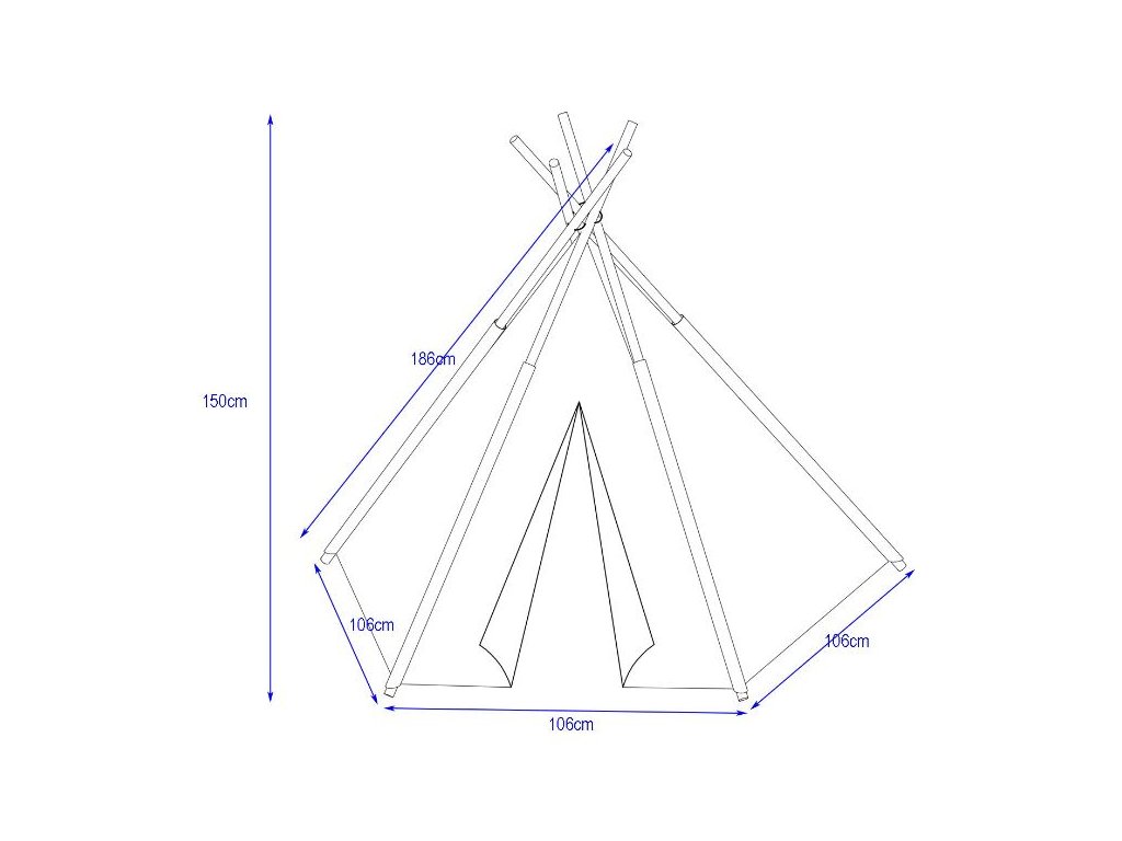 Dětský stan Teepe Night Star - Bestent.cz