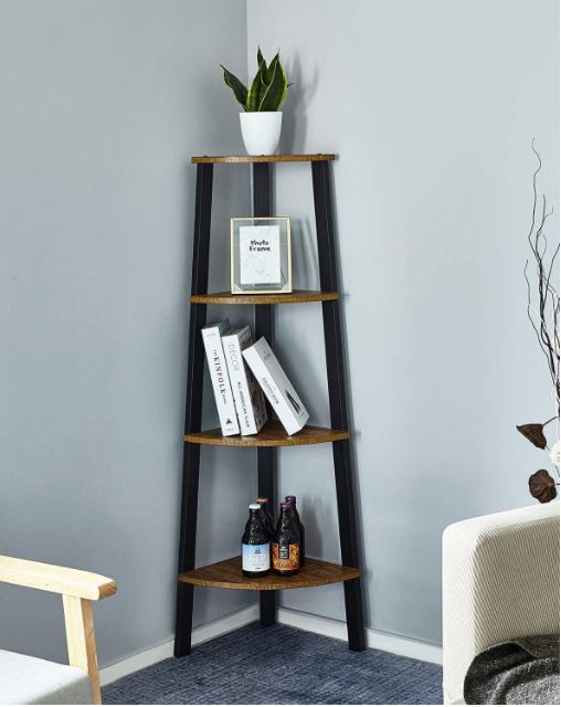 Raft de colț Brown Rustic - Foxigy.ro