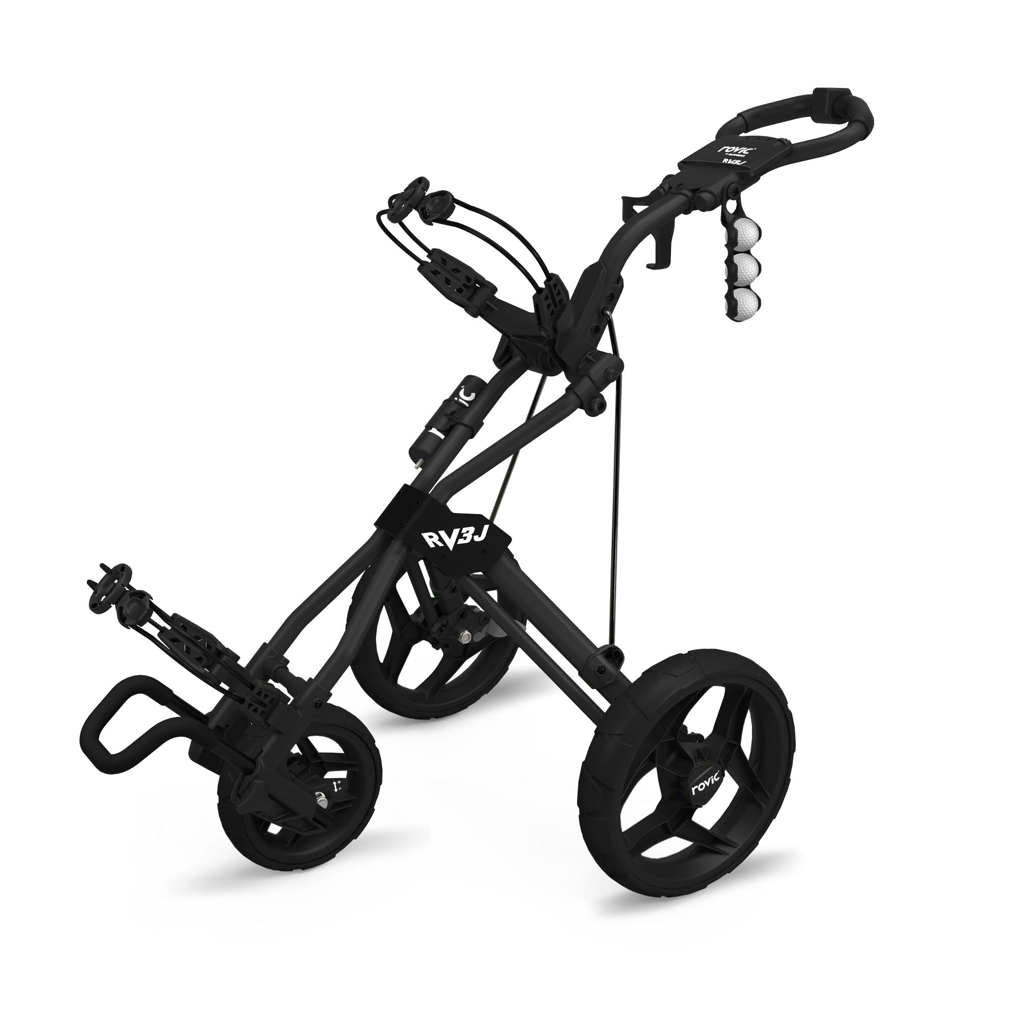 CLICGEAR Rovic RV3J dětský vozík šedo-černý + Dárková krabička týček ...