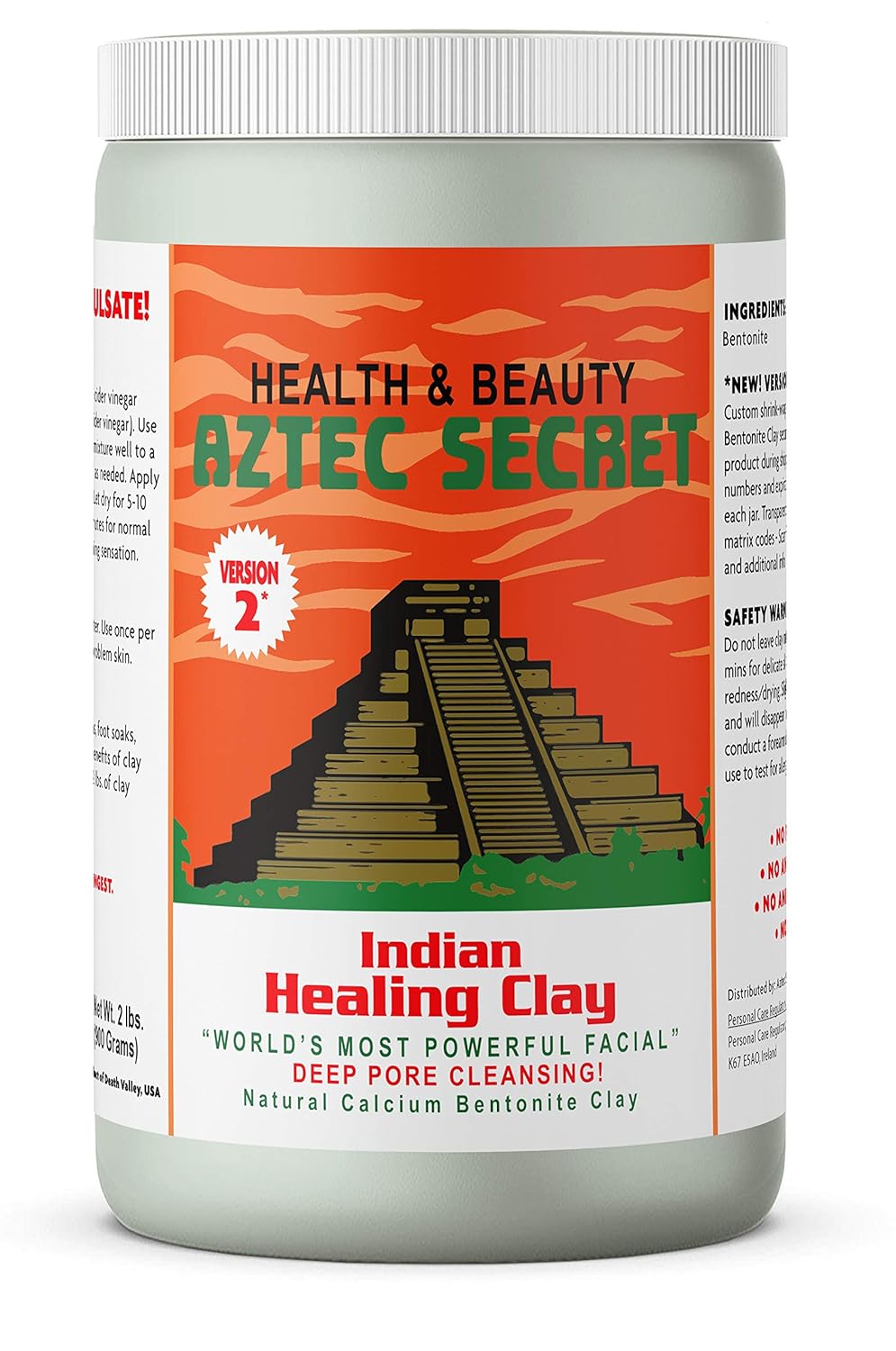 Aztec Secret – Indian Healing Clay 908g - aztécký jíl - Biolékárna.cz