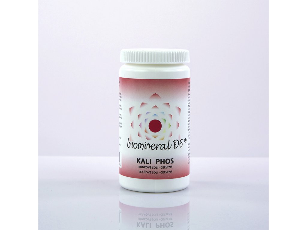 Biomineral D6® Kalium Phosphoricum ČervenÁ číslo 5 Biominerály Cz