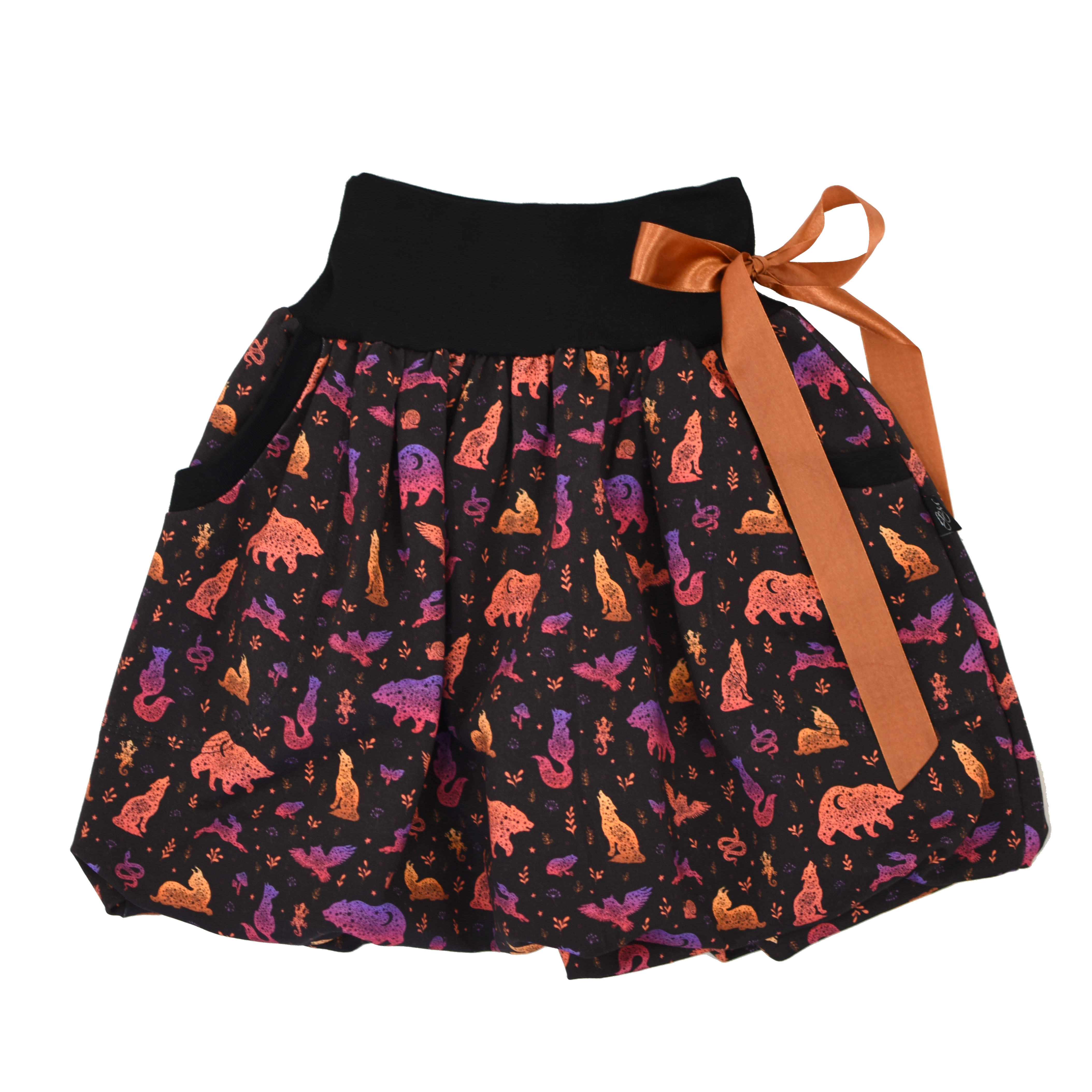 Dětská sukně - magická zvířátka - Black Mountain