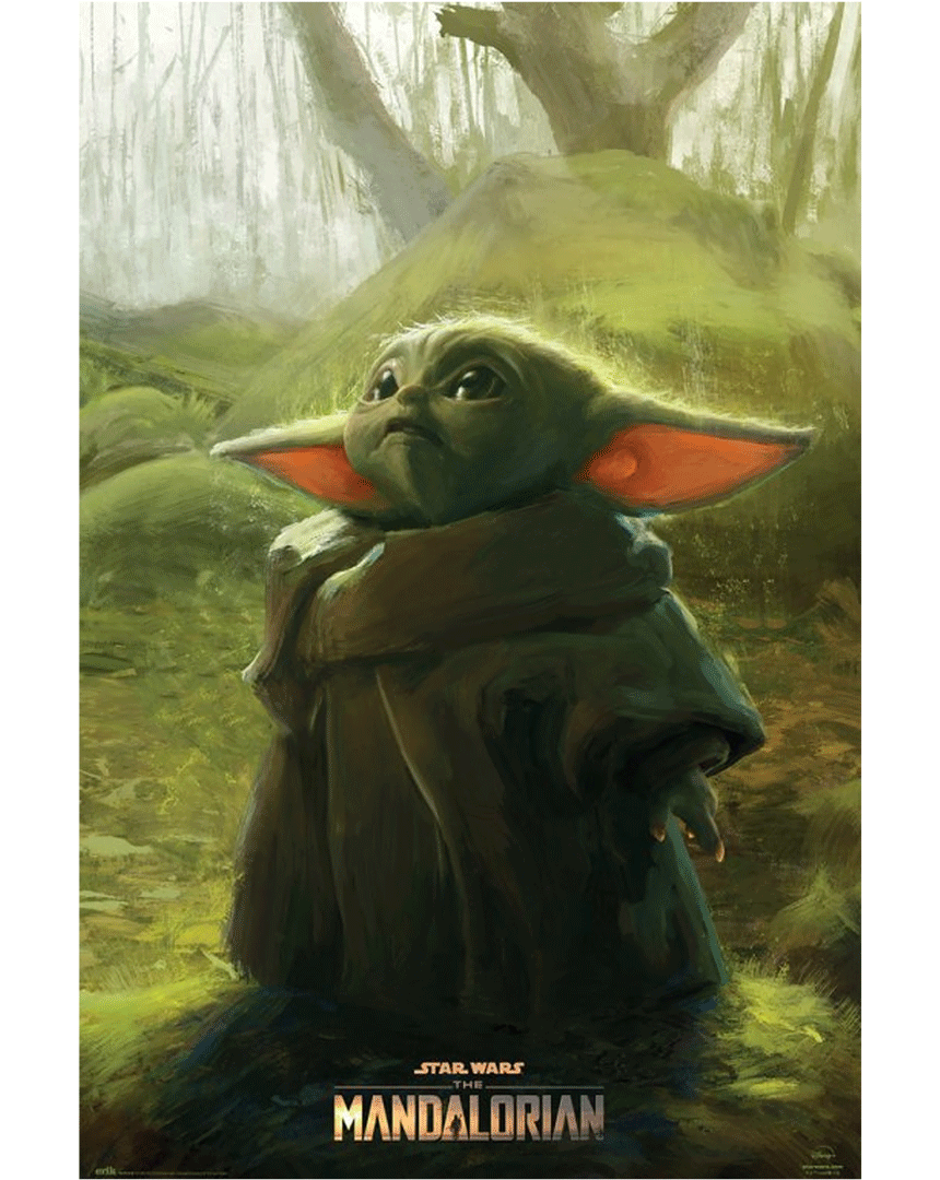 Star Wars Poster - Mandalorian: Grogu - Blu-shop.cz