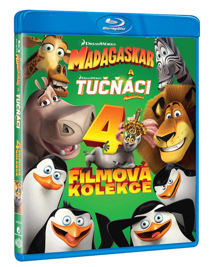 Madagascar 1 3 Penguins Of Madagascar Collection Blu Shopcz