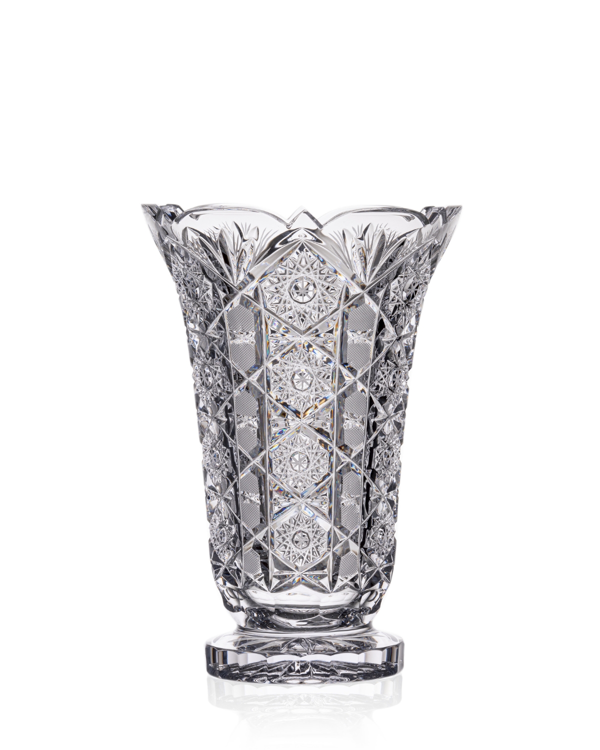 Bohemia Crystal Ručně broušená váza Razno 255mm | Bohemia Crystal Glass
