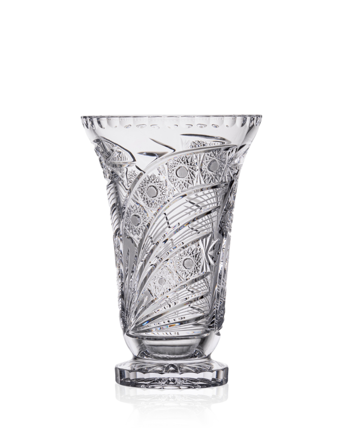 Bohemia Crystal Ručně broušená váza Kometa 255mm | Bohemia Crystal Glass