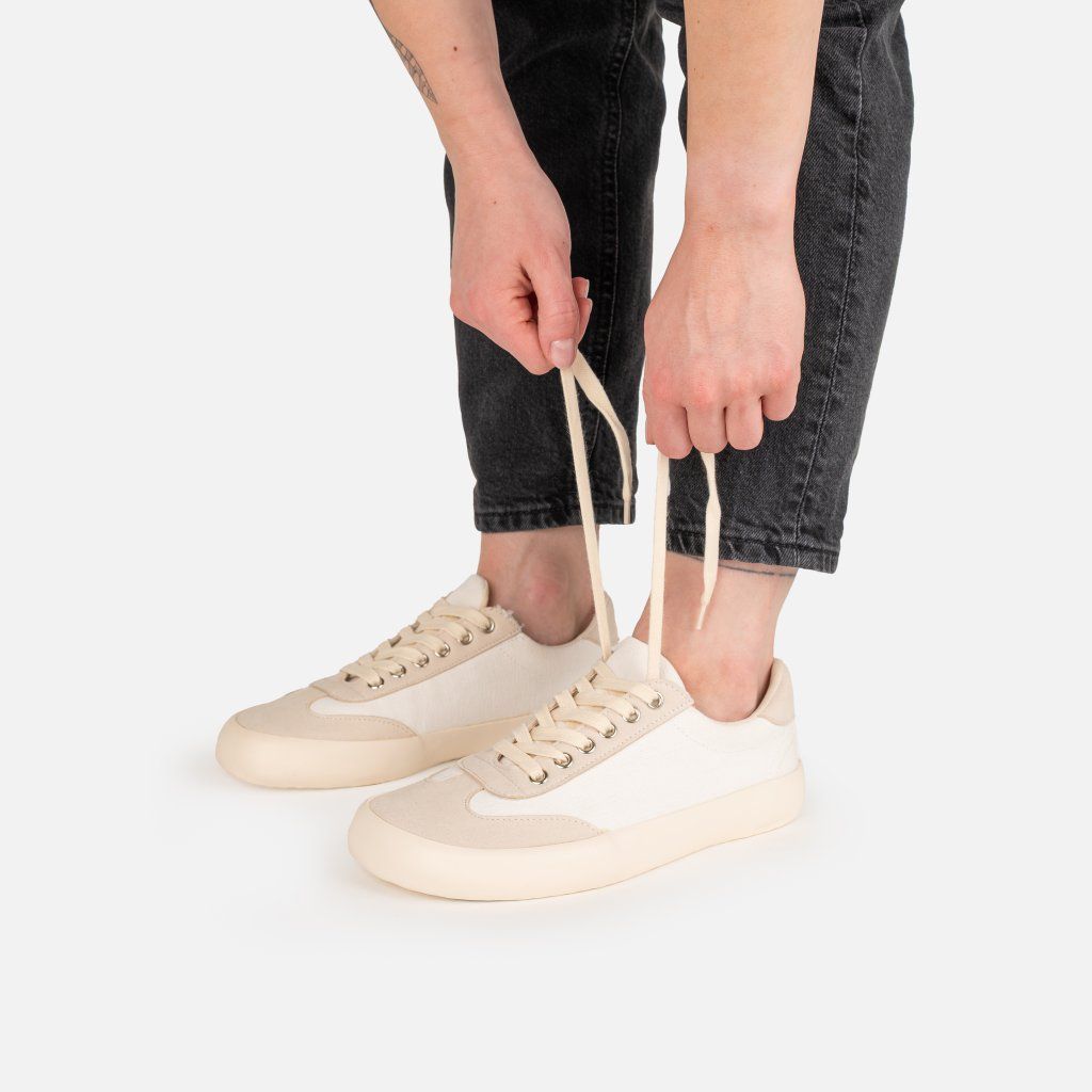 Barefoot shoes FELIX White-Tan Off - Bohempia®