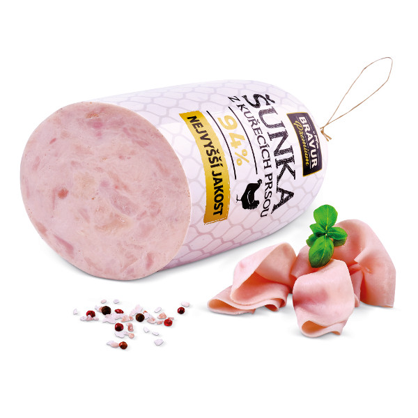 Kuřecí šunka nejvyšší jakosti Bravur - bossfood.cz