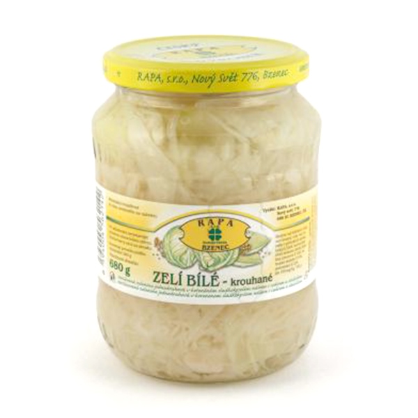 Zelí bílé sterilované 8 x 720 ml - bossfood.cz