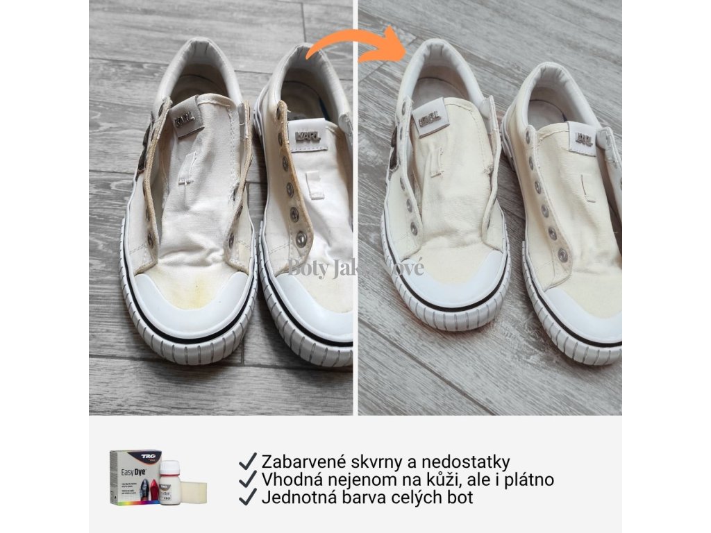 Bílá Barva na kůži Easy Dye TRG Off White 153 - BotyJakoNové.cz
