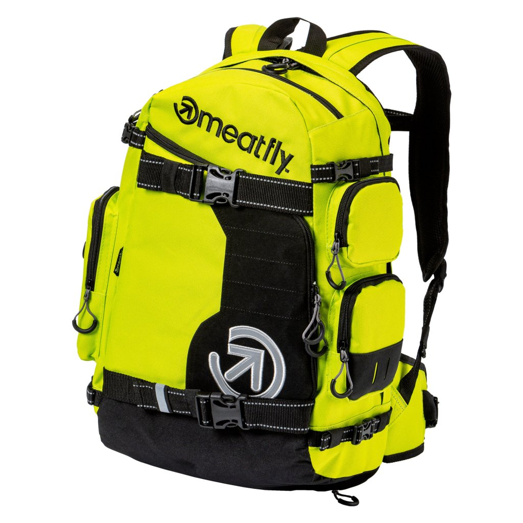 Meatfly Batoh Wanderer - Lime Punch/Reflective - 28 L - Brašničky.cz