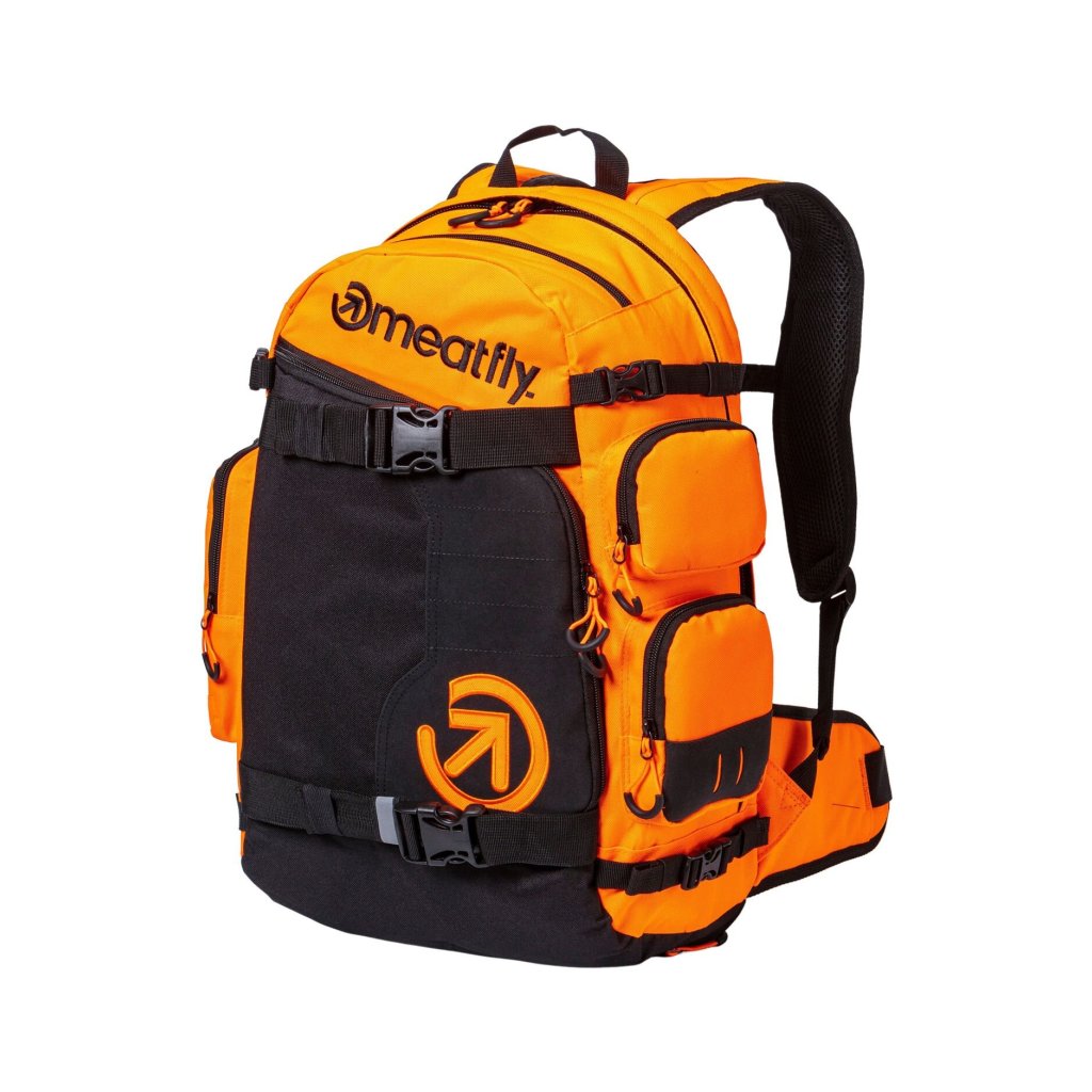 Meatfly Batoh Wanderer - Safety Orange - 28 L - Brašničky.cz