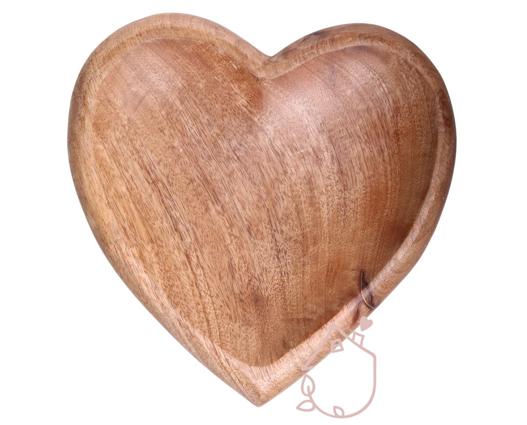Srdce miska z mangového dřeva - Bydlení je hračka