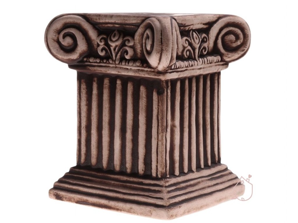 Sloup malý keramický - Bydlení je hračka