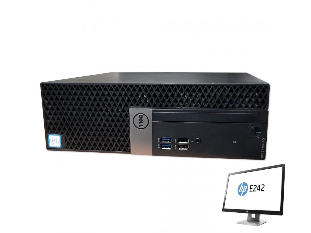 Dell Optiplex 5050 SFF + HP EliteDisplay E242 - CORRECT Computers spol ...