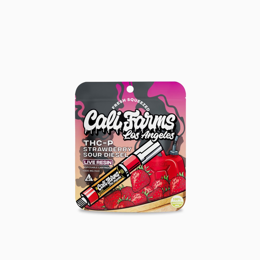Thcp Vape Náplň Strawberry Sour Diesel Califarms Cz