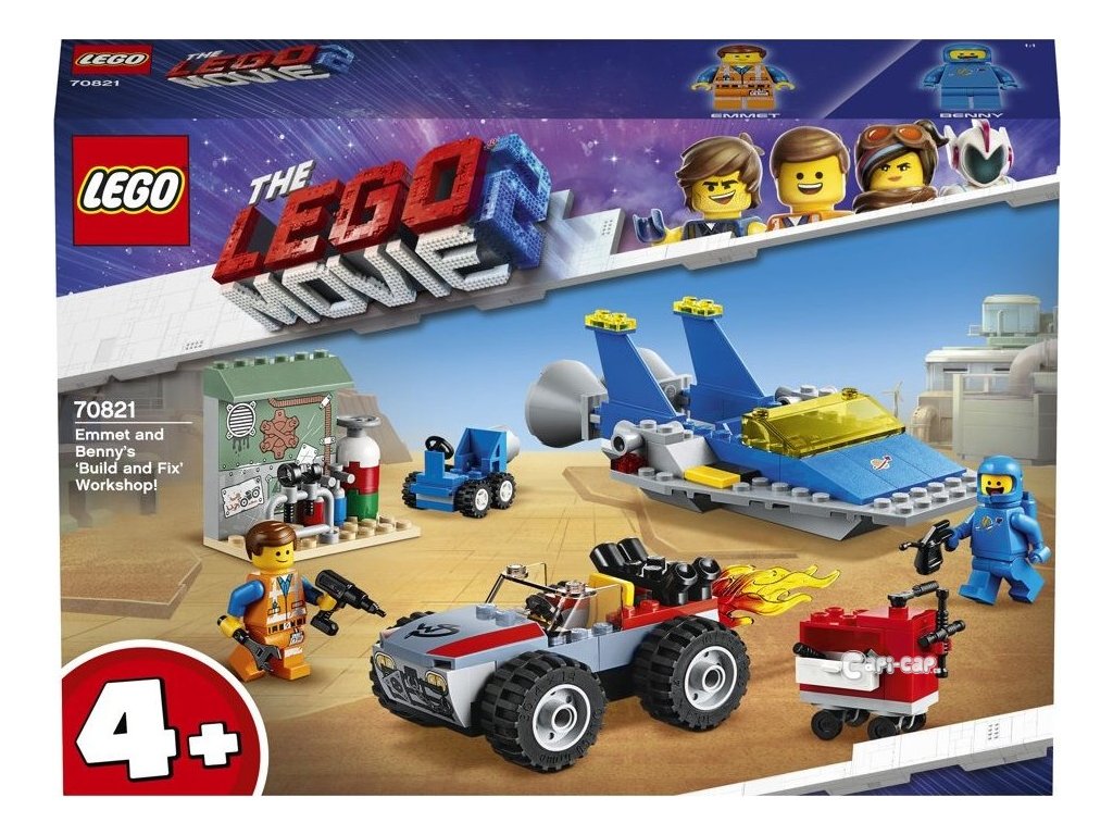 LEGO® Movie2 70821 Emmetova a Bennyho dílna „Postav a oprav to“! - Capi ...