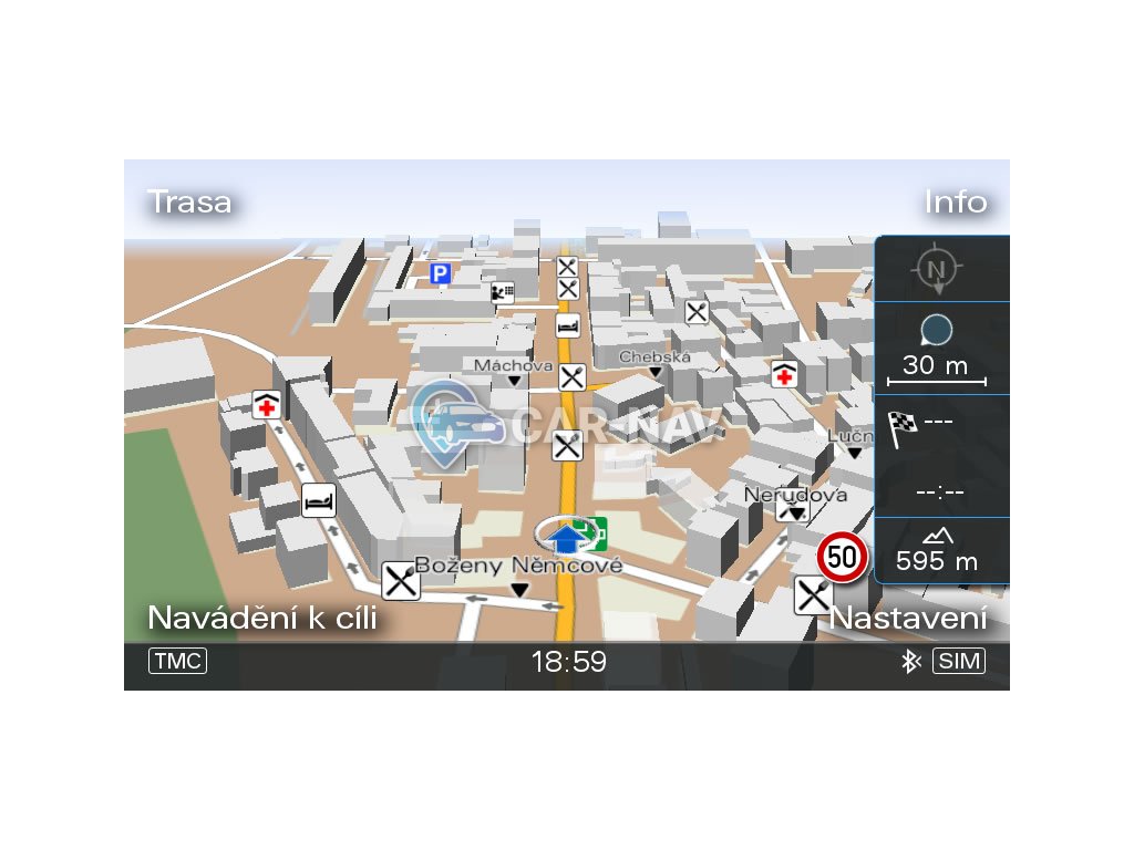 Audi MMI 3G Plus 2023 mapy celé Evropy v češtině - CAR-NAV.cz