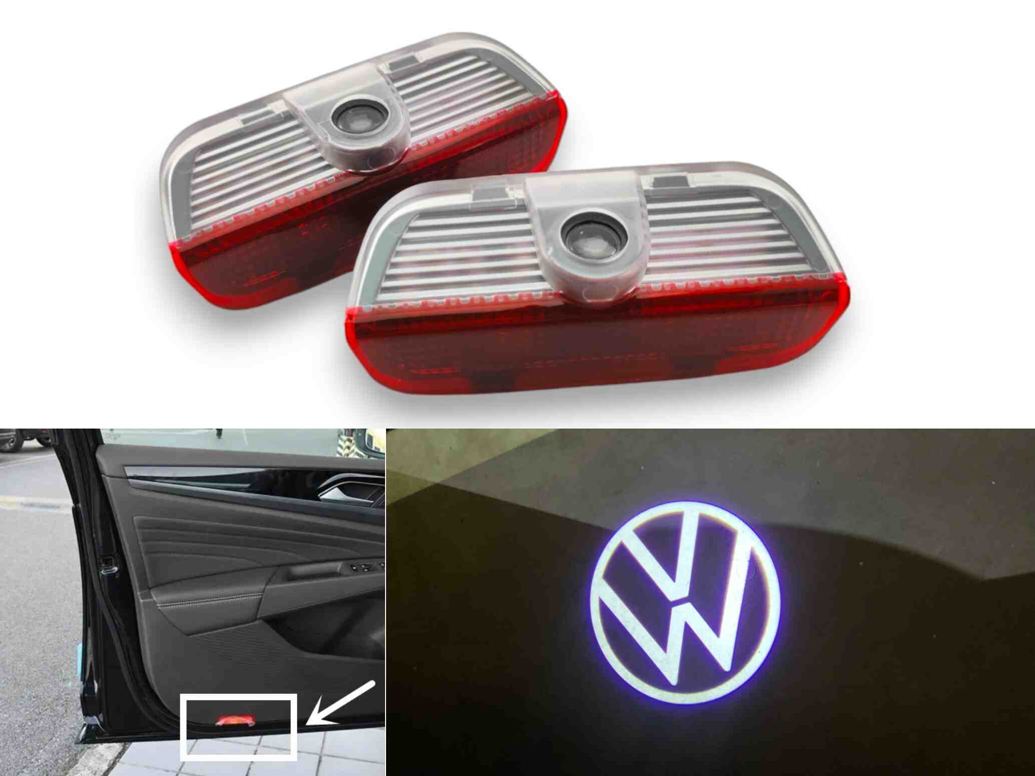 LED logo projektory dveří Volkswagen 🔵⭐️