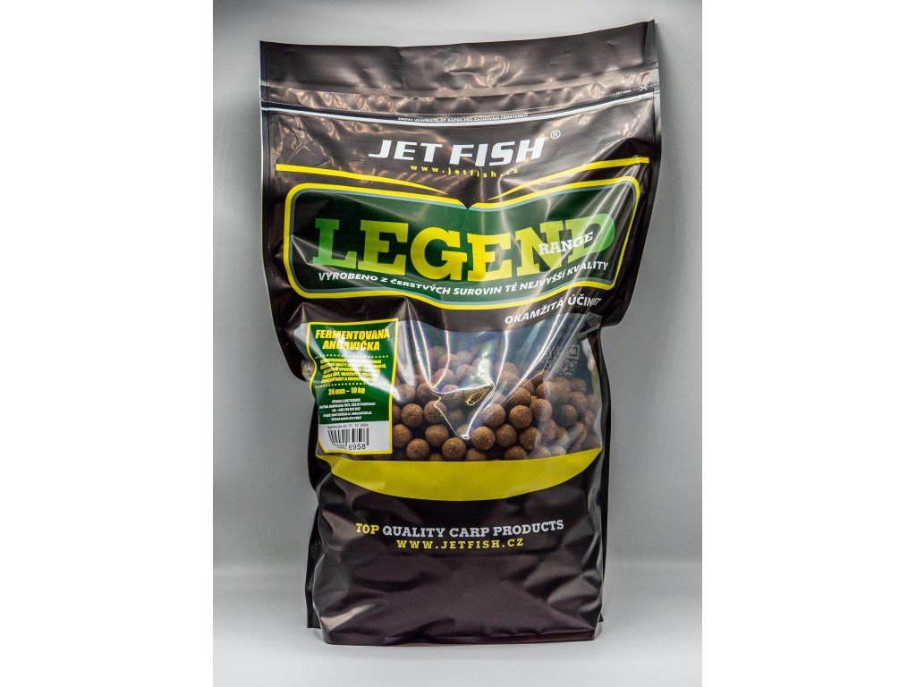JET FISH Legend Range boilie 10kg - 24mm : FERMENTOVANÁ ANČOVIČKA ...