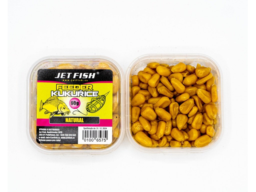 JET FISH 60g Feeder kukuřice : NATURAL - CarpCentrum