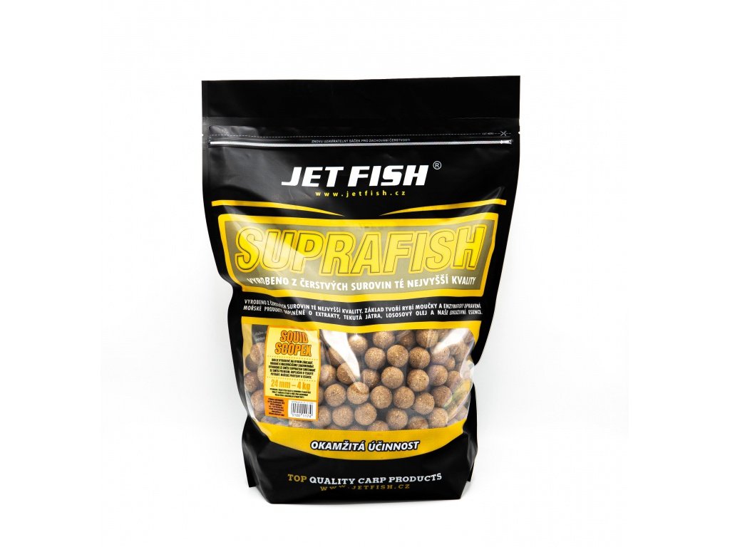 JET FISH 4kg-24mm Supra Fish boilie : SQUID/SCOPEX - CarpCentrum